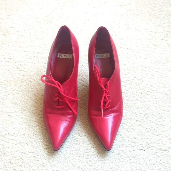 Furla | Shoes | Fabulous Red Furla Boots | Poshmark